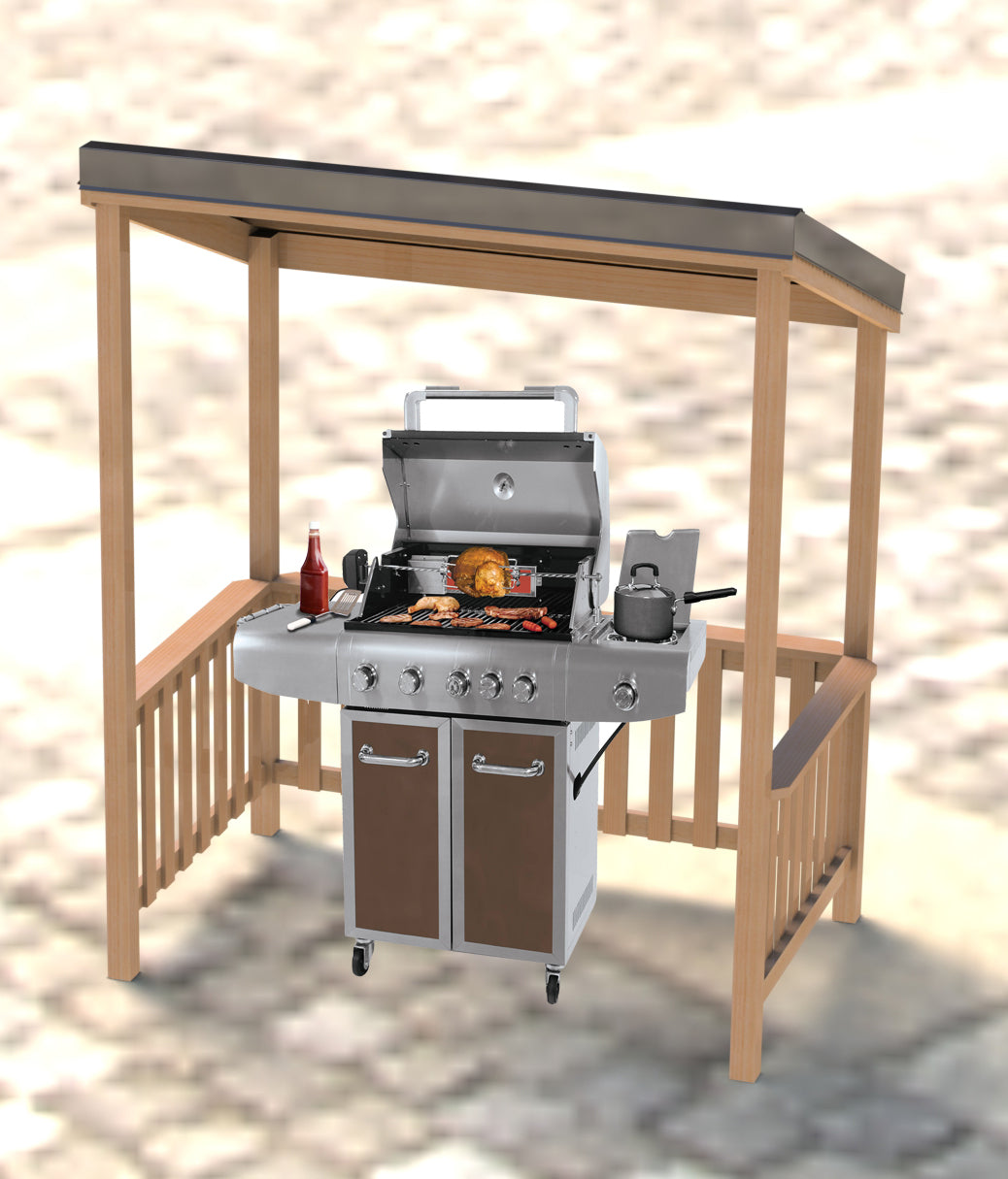 Grill Shelter Digital Building Plans – sandmannspecialties